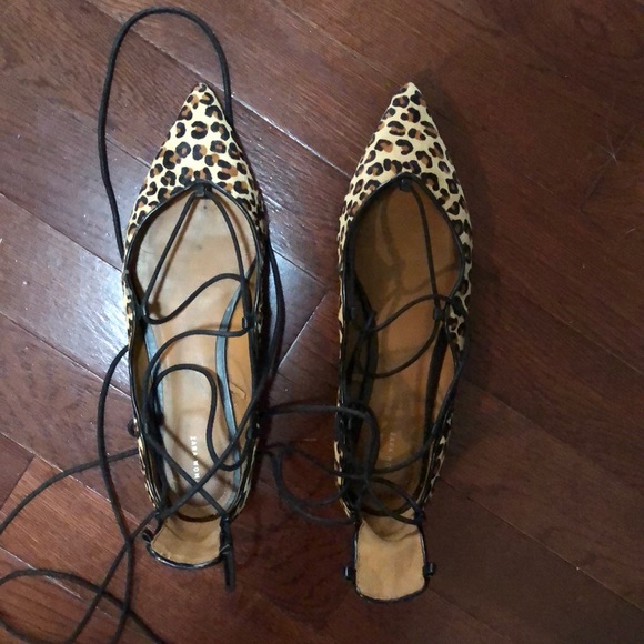 Zara | Shoes | Zara Leopard Flats | Poshmark